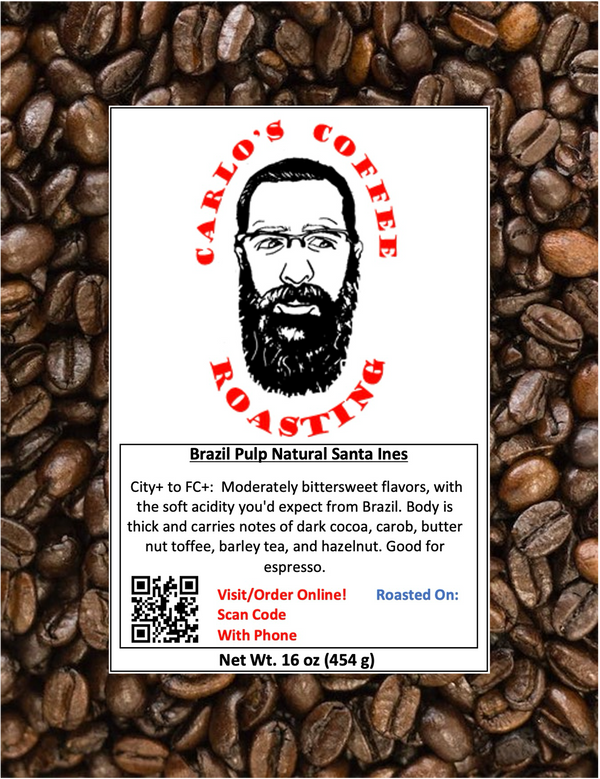 Brazil Pulp Natural Santa Ines – Carlo's Coffee Roasting